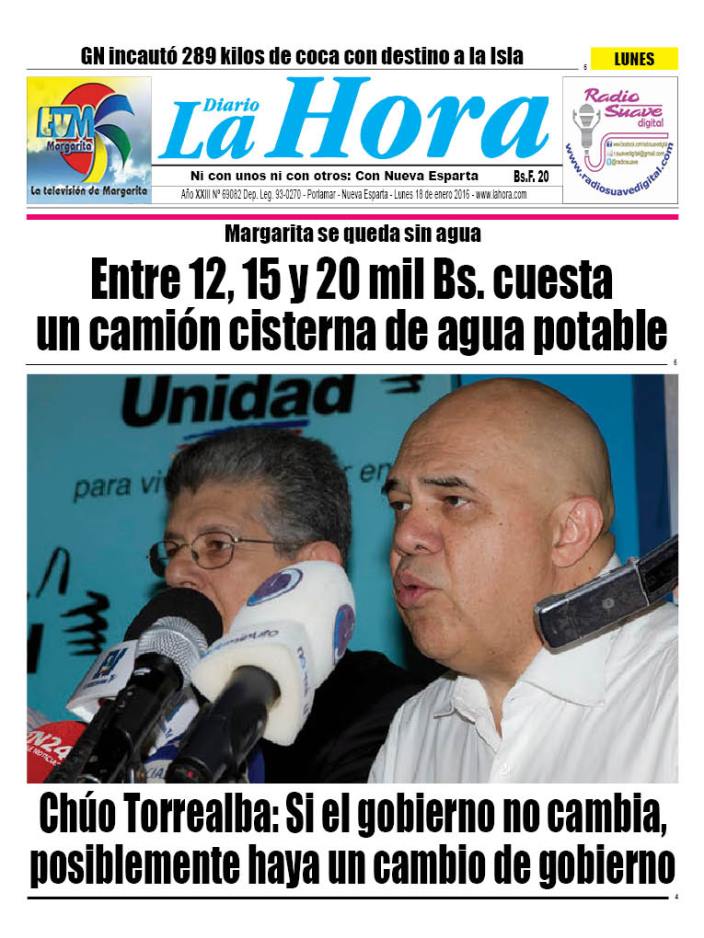 Portada De Los Diarios Del Estado Nueva Esparta La Comuna Socialista