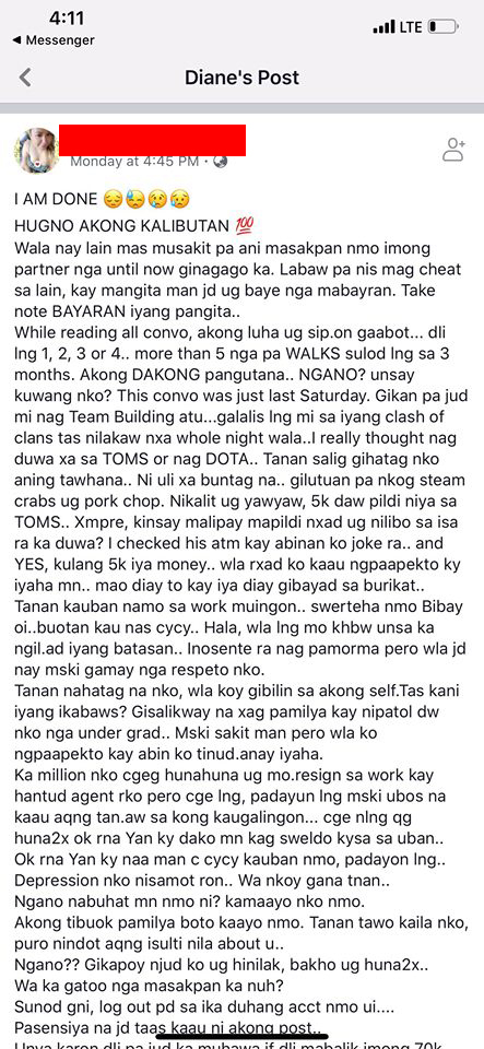Babae, pinagpalit ng nobyo sa limang magkakaibang babae Babae, pinagpalit ng nobyo sa limang magkakaibang babae