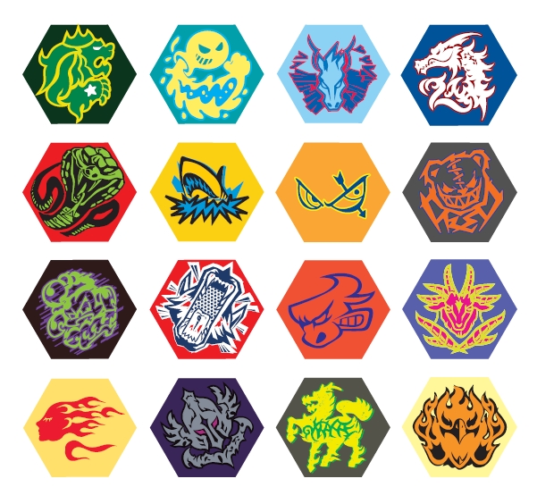 Printable Beyblade Face Bolt Stickers - Printable Word Searches