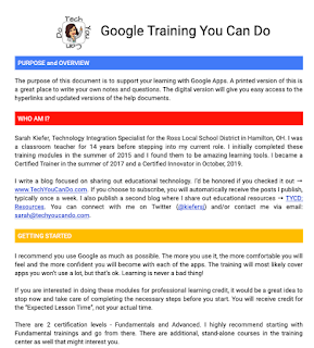 Tech You Can Do: Google Training You Can Do