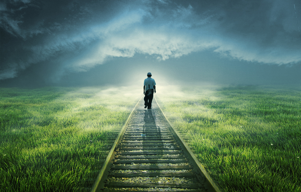 Waiting For the Train - Photoshop CC Tutorial - Photo Manipulation ...