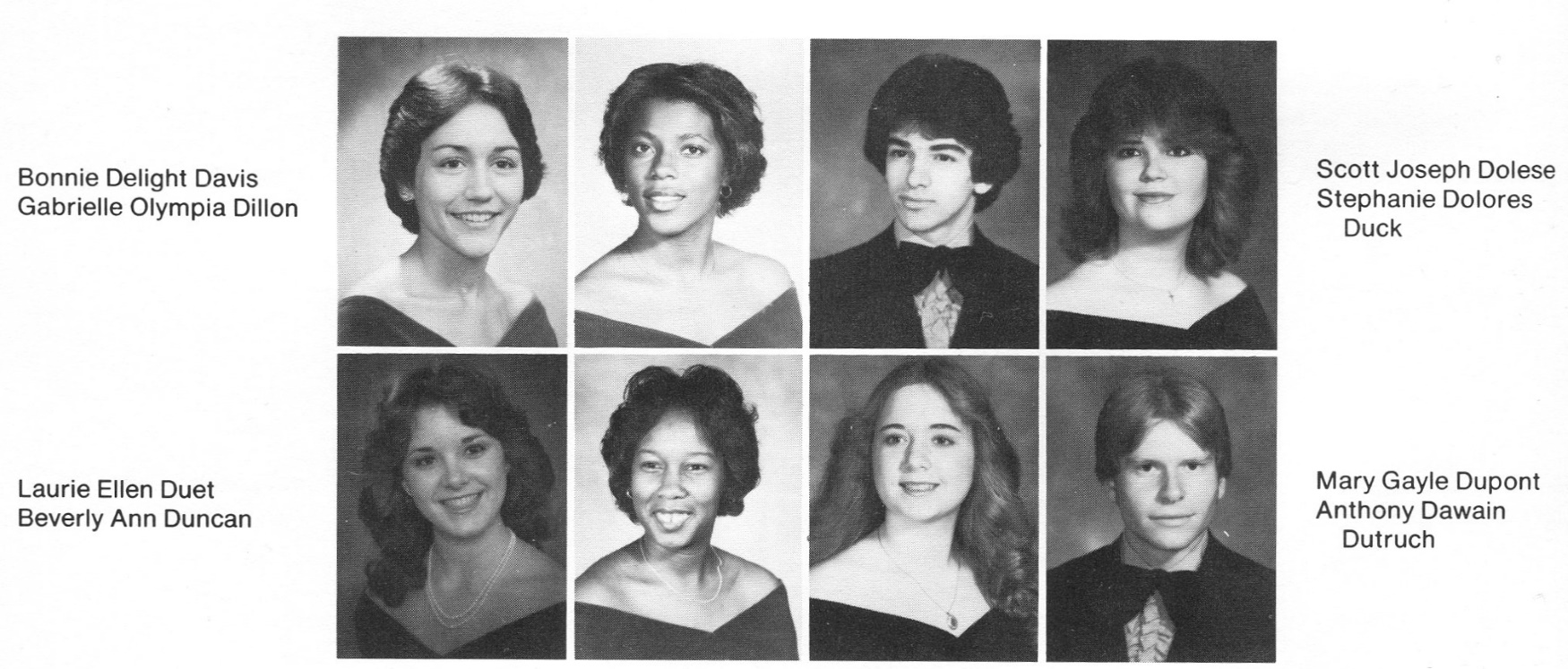 Tammany Family: CHS Yearbook 1981 - Seniors