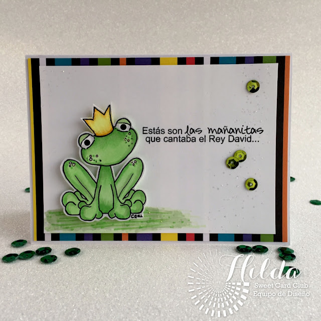 Hilda Designs: Reto de Abril en SCC: Tarjetas Coloridas