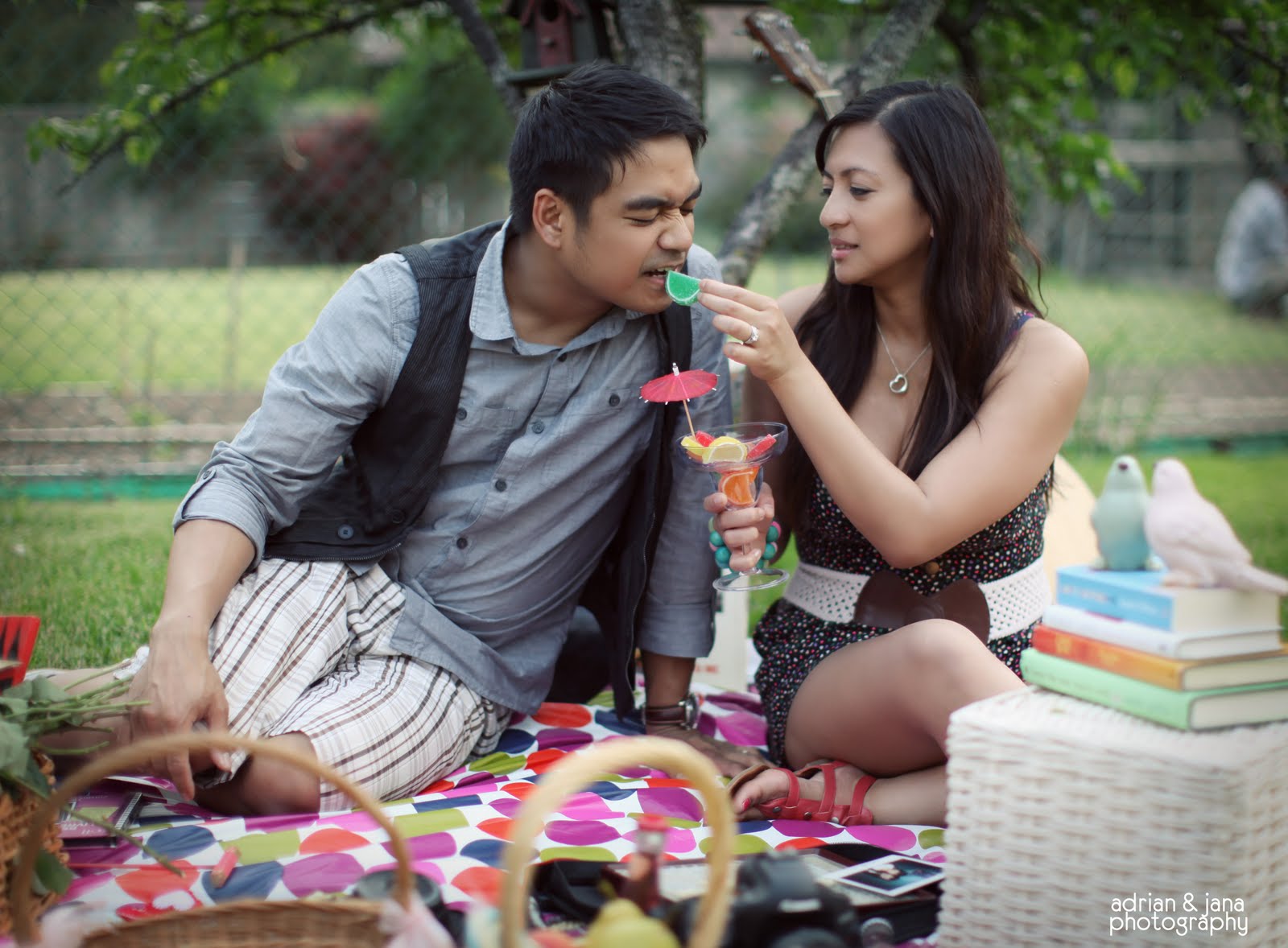 adrian and jana: picnic themed anniversary photo shoot!