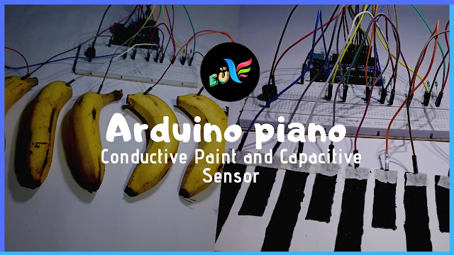 Arduino piano DIY | Conductive paint & Capacitive sensor