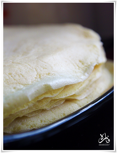 Resepi: Durian Crepe - DeebPunyeCite