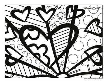 Romero Britto Coloring Pages ~ Coloring Pages