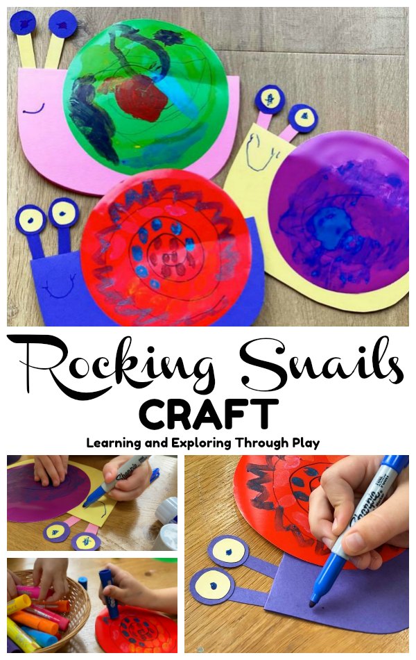 Learning and Exploring Through Play: Rocking Snail Craft