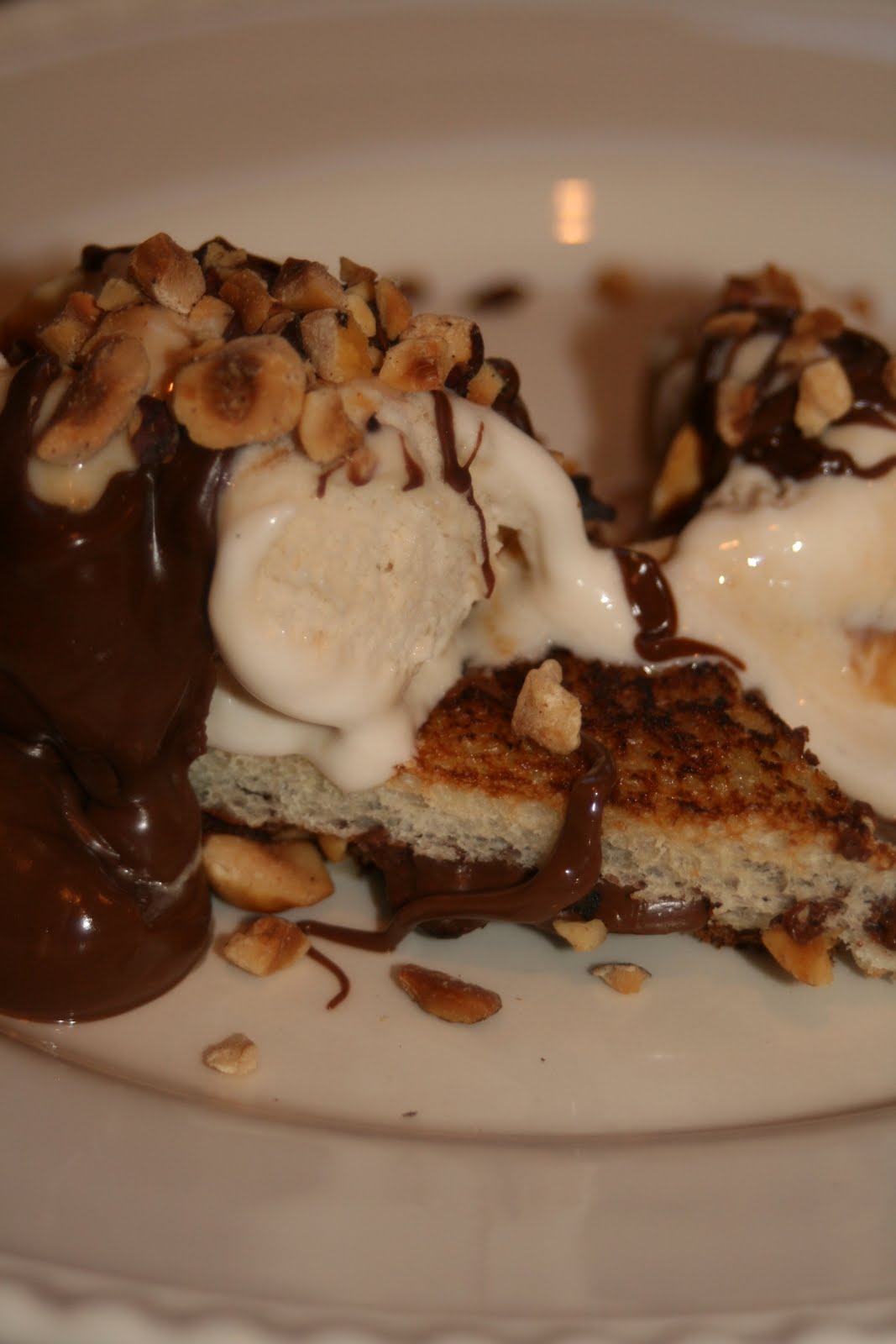 But what's for my dinner?: Chocolate-Hazelnut Panini Sundaes