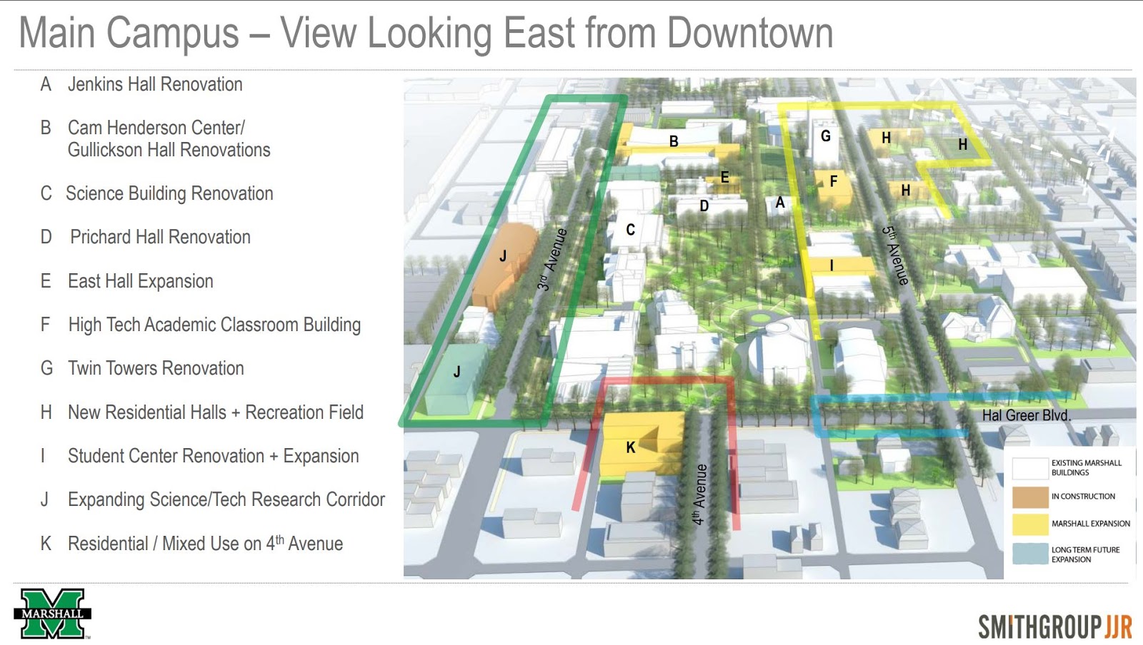 Not of it.: Campus Planning and Design: Locating the Brad D. Smith ...