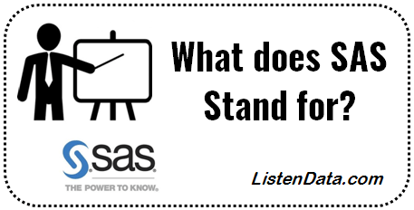 What SAS Stands For