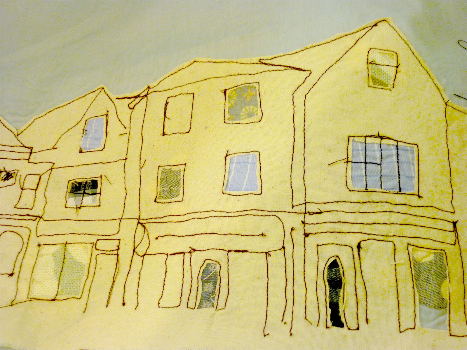 Miss James: Applique Street Scene