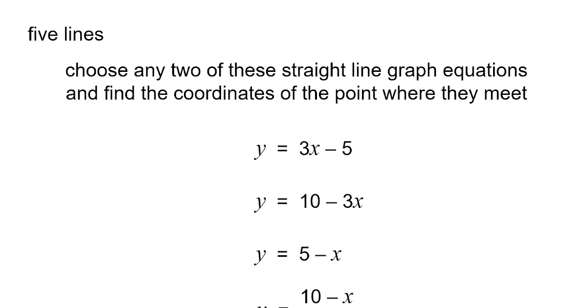 MEDIAN Don Steward mathematics teaching: five lines