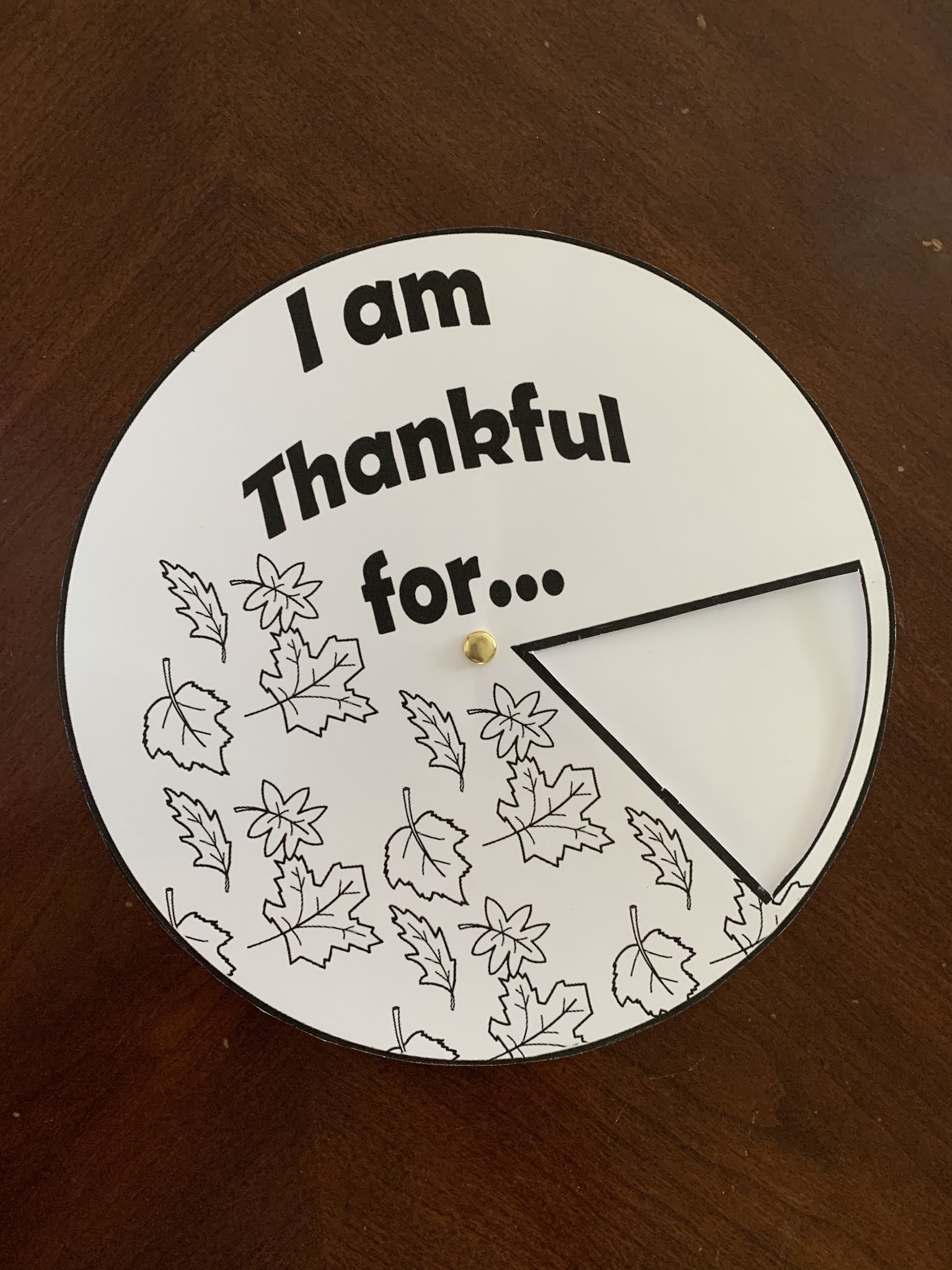 What I Live For: Gratitude Wheel (free PDF)