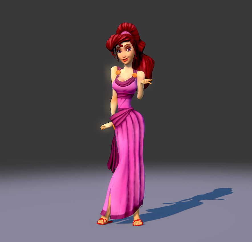 Jon's Art Blog: Ani129a Final Model: Megara