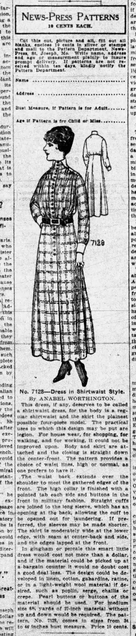 Pattern History: Anabel Worthington