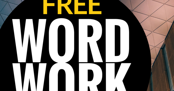 Word Work Activities Freebie for Grades 2-3 | Classroom Freebies ...