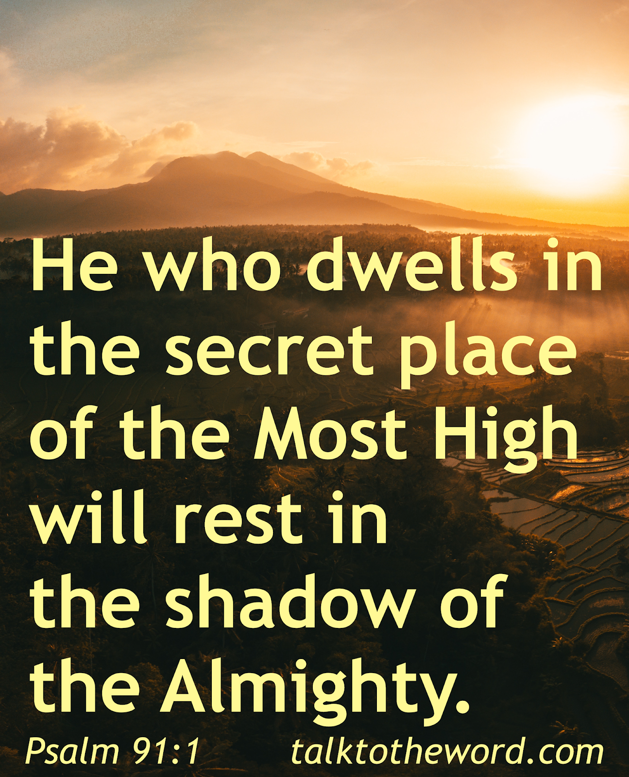 Psalm 91 1 Psalm 91 1