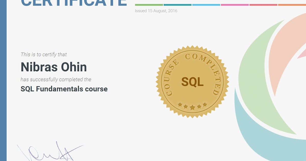 Programming - The Closest We Can Get To Magic: SQL Certification from ...