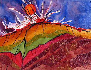 Lines, Dots, and Doodles: Volcanoes, 5th Grade