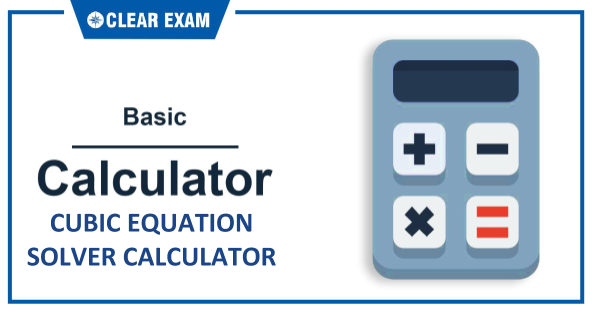 Cubic Equation Solver Calculator