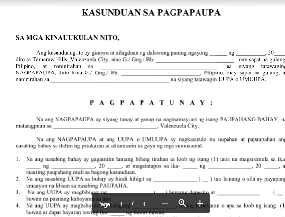 quasi contract in tagalog