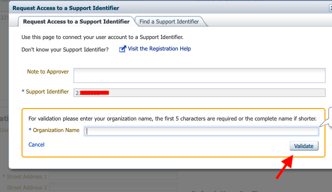 * Organization Name : Enter the Organization name.(Your client ...
