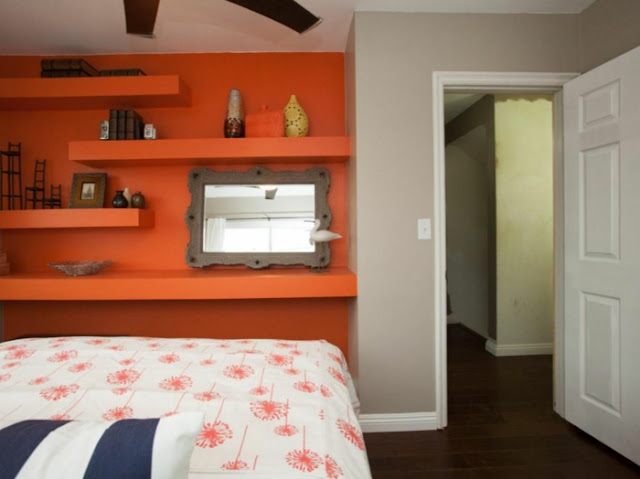 Orange 77 wall color ideas with positive effects - Diy Fun World