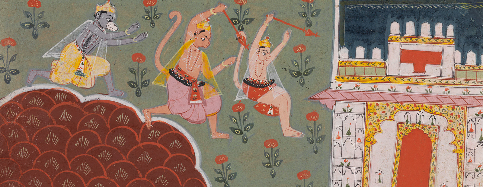 Drabbles: Tiny Traditional Stories in 100 Words: ~ 115. Hanuman Leaps