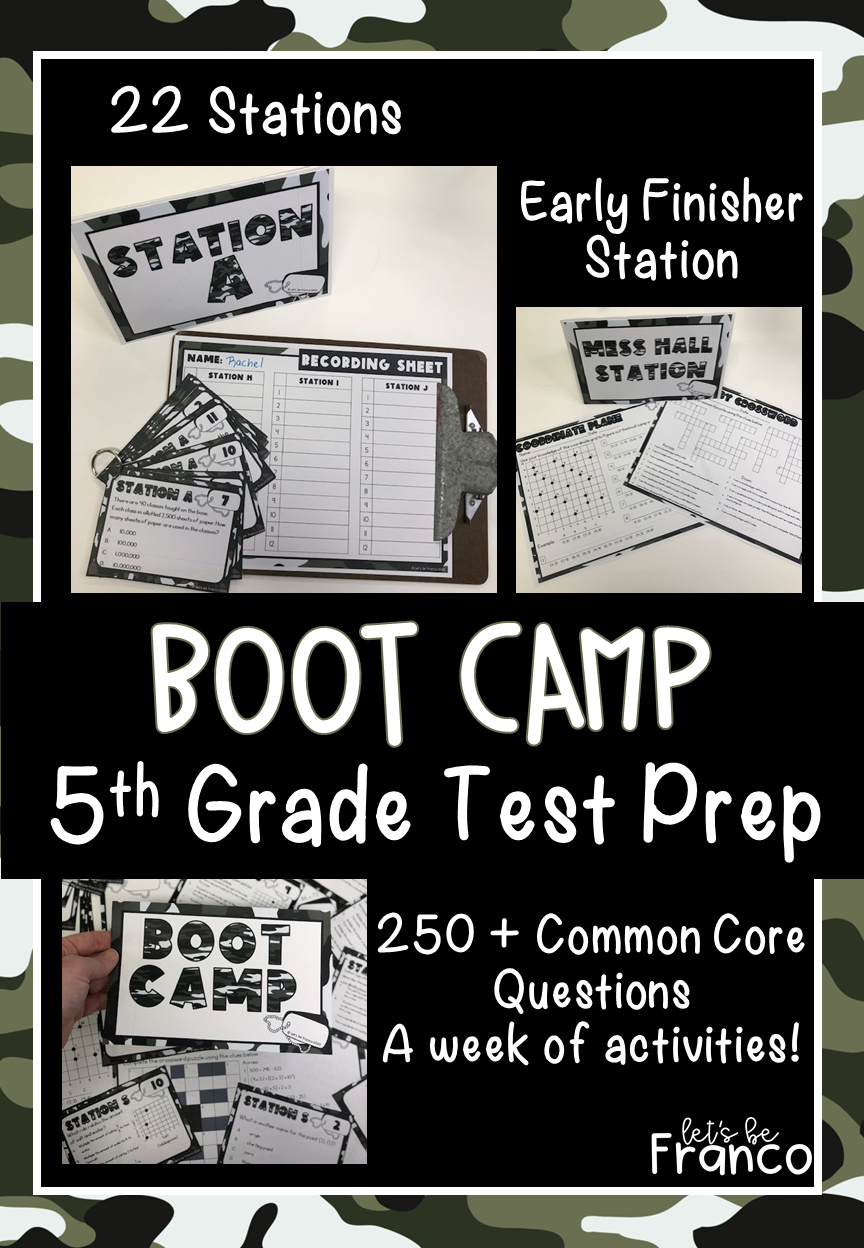 Let's be Franco: Test Prep Boot Camp