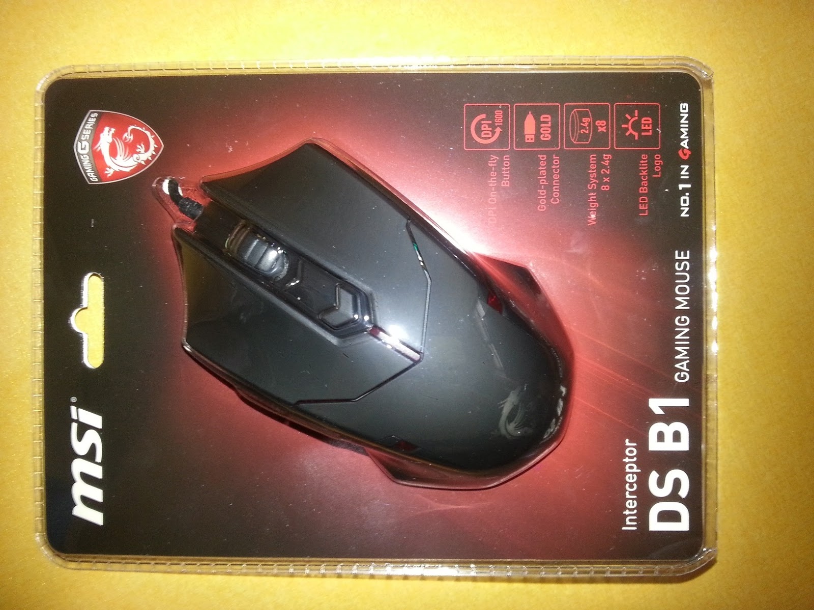 이벤트 당첨 수령기 - MSI DSB1 게이밍마우스 |Re: 제로부터 다시 시작하는 이 세계 블로거