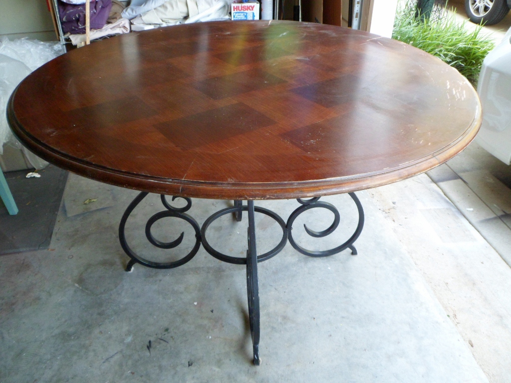 Savard Studios: Red and Cream Clockface Table How To