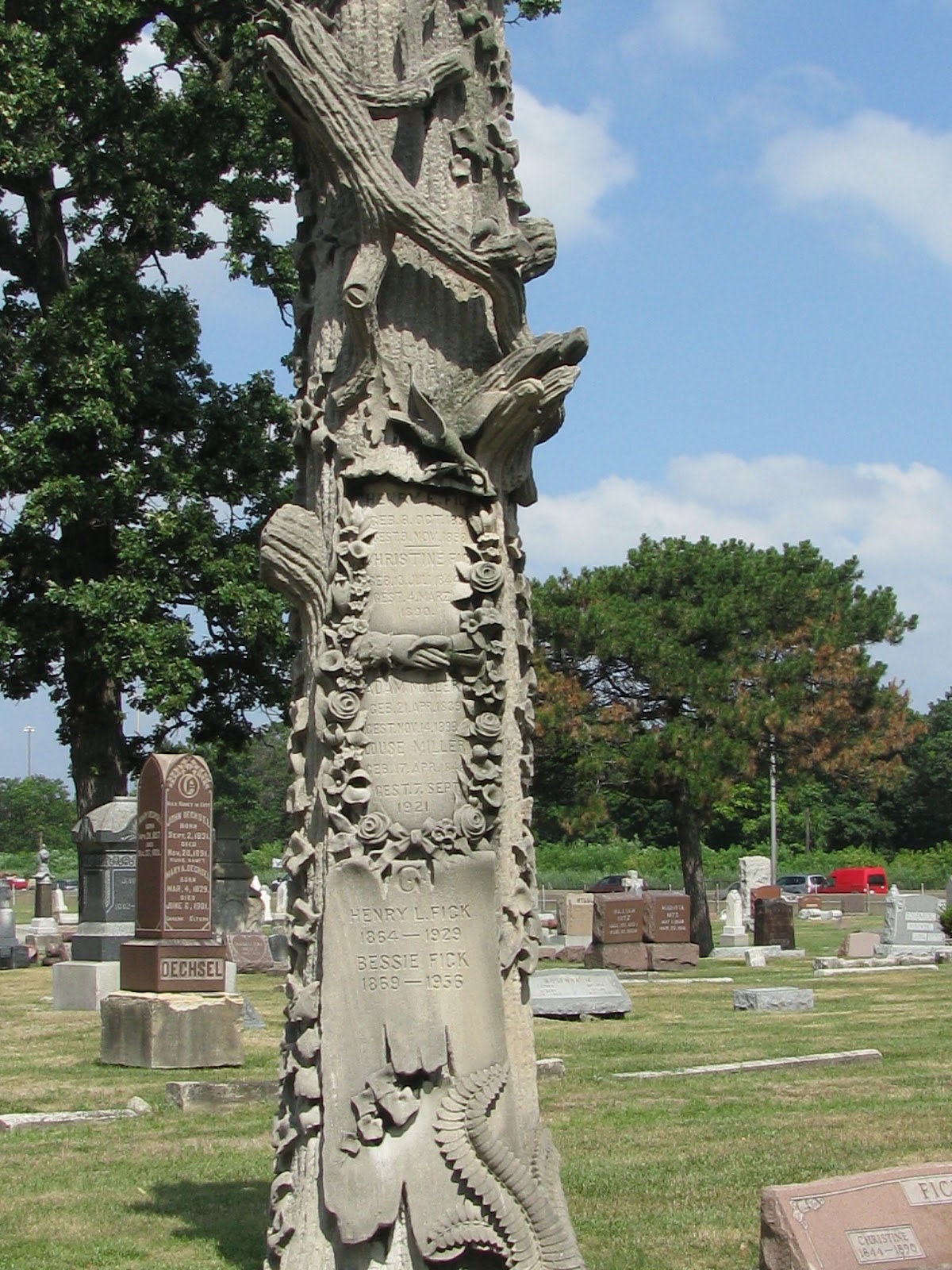 A Grave Interest: Those Amazing Tree Stones
