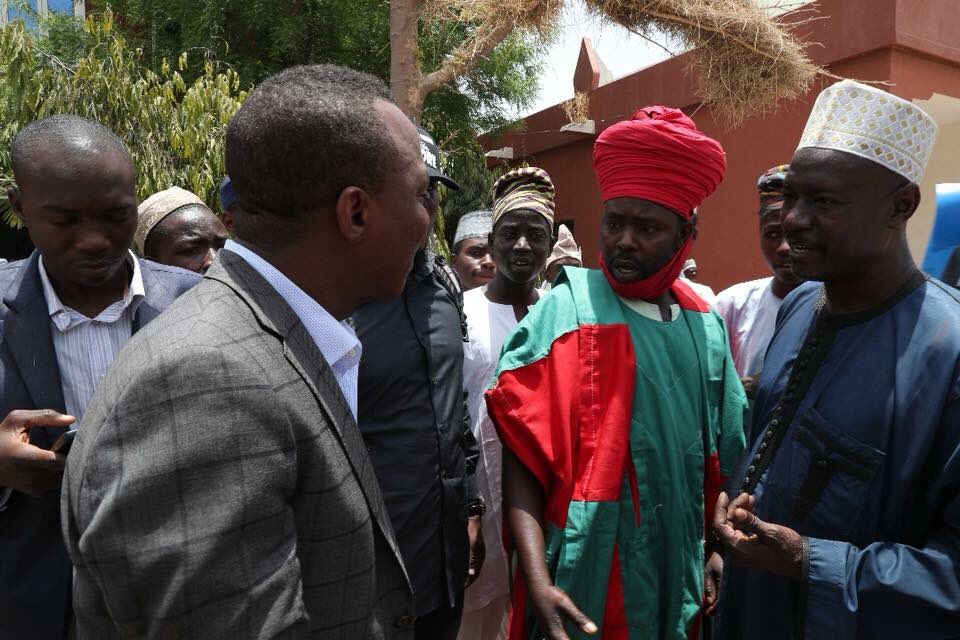Sahara Reporters founder, Omoyele Sowore meets the Emir of Kano as he ...