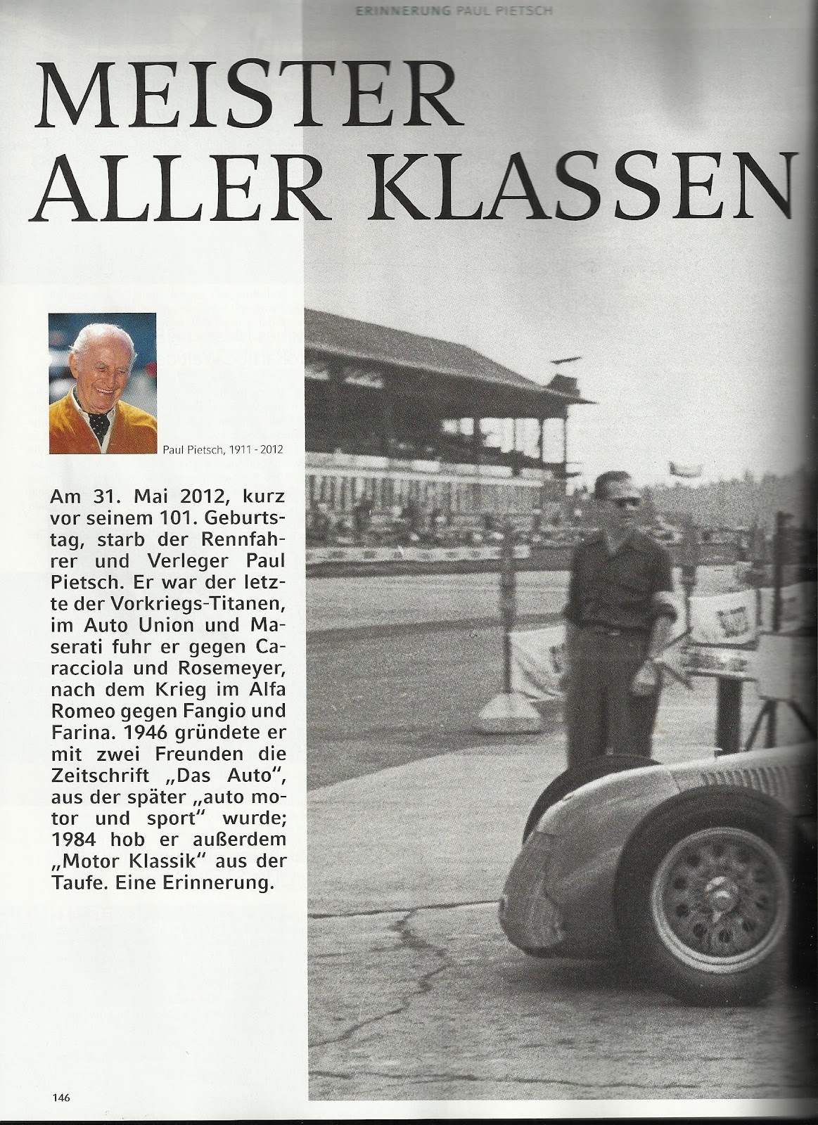 Bellina Classic Motors : Paul Pietsch