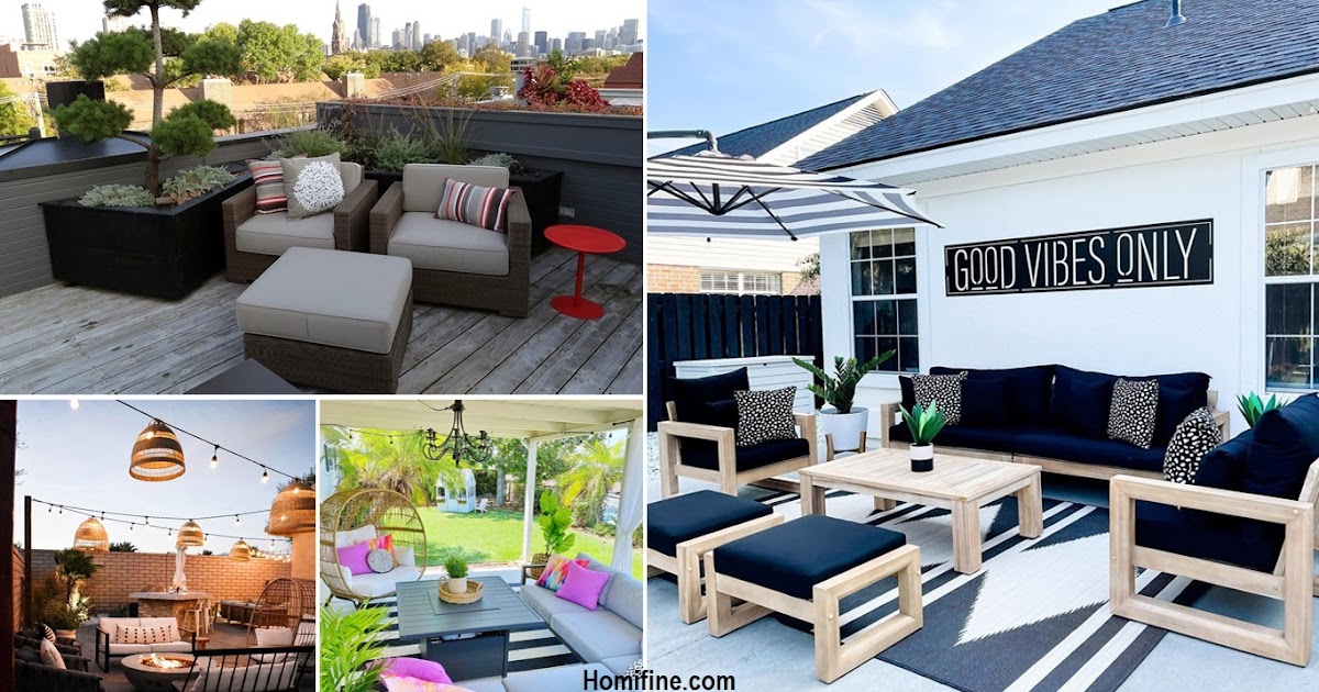 7 Gorgeous Outdoor Patio Design Ideas ~ Homifine.com
