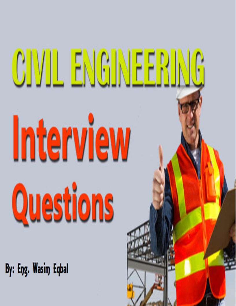 CIVIL ENGINEERING INTERVIEW QUESTIONS AND ANSWERS..!!! - CIVIL ...