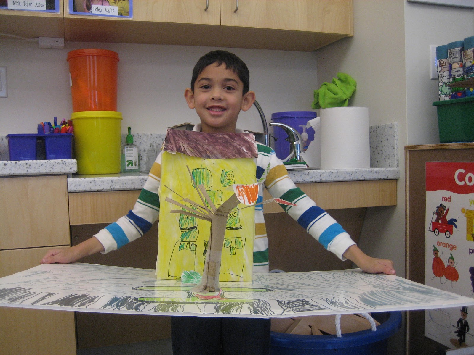 Memorial First Graders: House Project