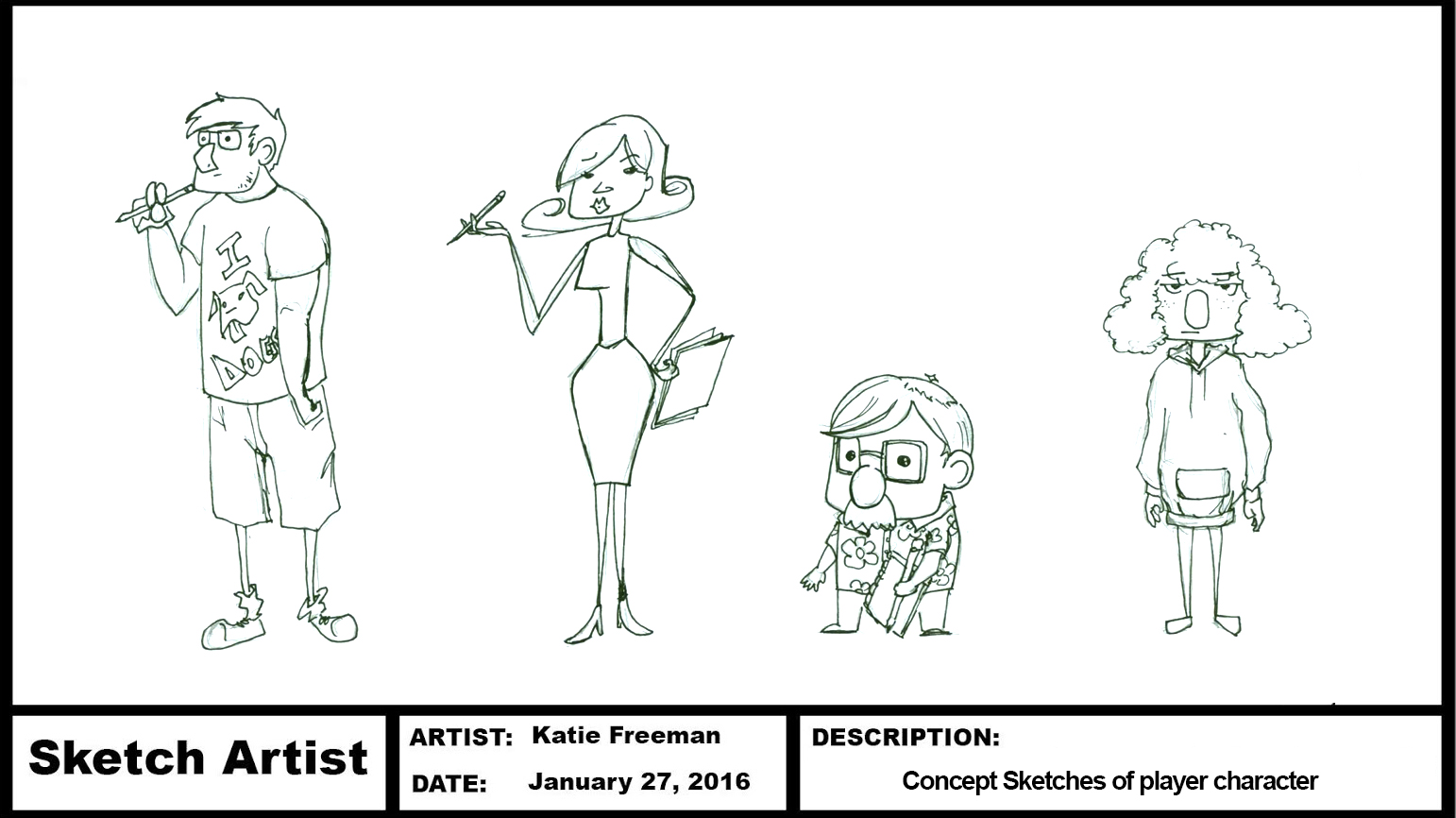 Sketch Artist: Character Thumbnails