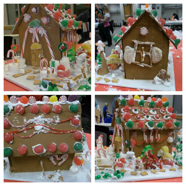 Art: How to Build a Gingerbread House from Cardboard Holiday Recipe ...