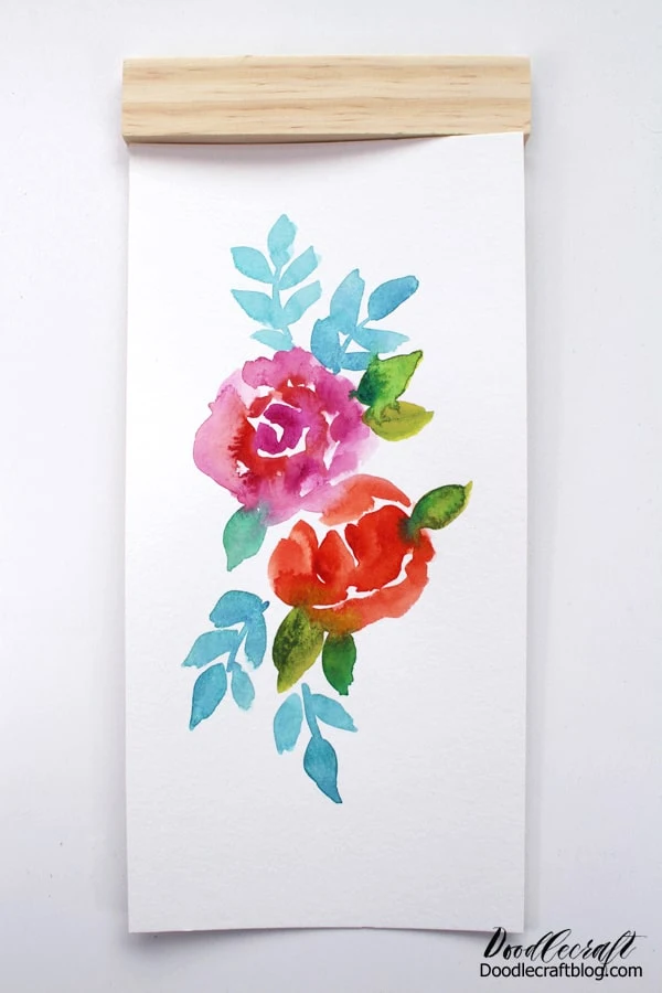 How to Make Hanging Scroll Art