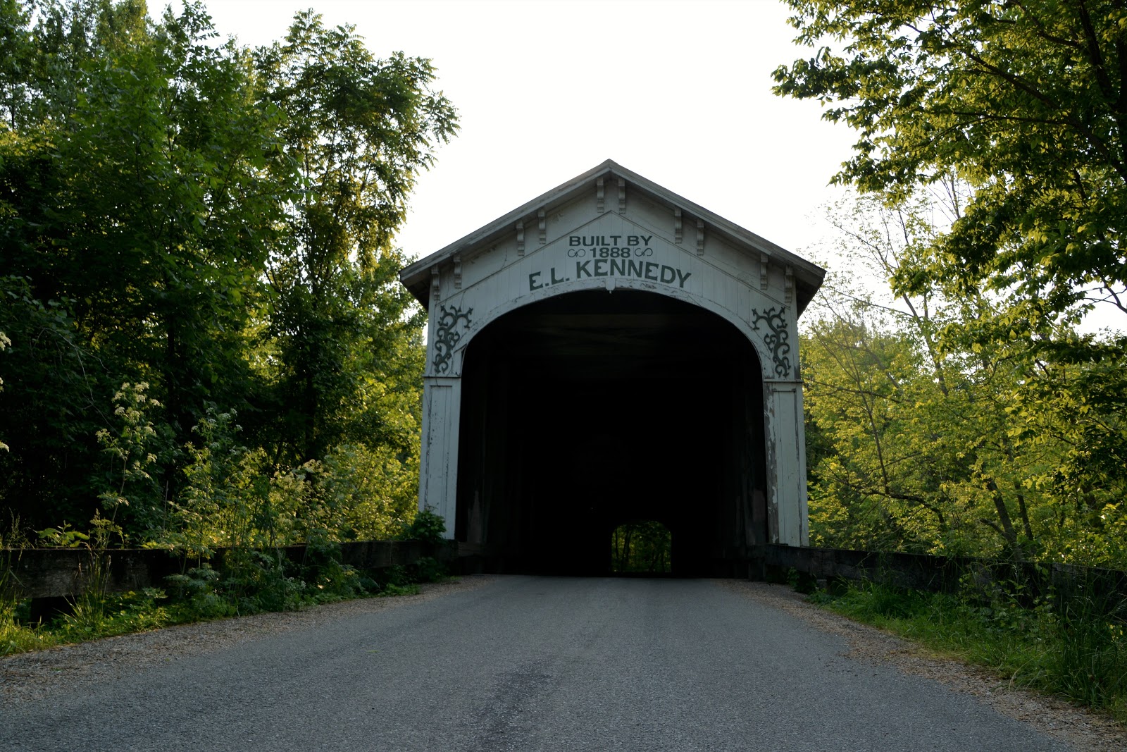 COVERED BRIDGES IN OHIO +: FORSYTHE MILL COVERED BRIDGE - MOSCOW, INDIANA