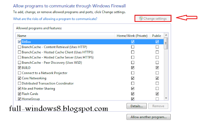 Tips And Trick Windows 8: How to configure firewall settings in Windows 8
