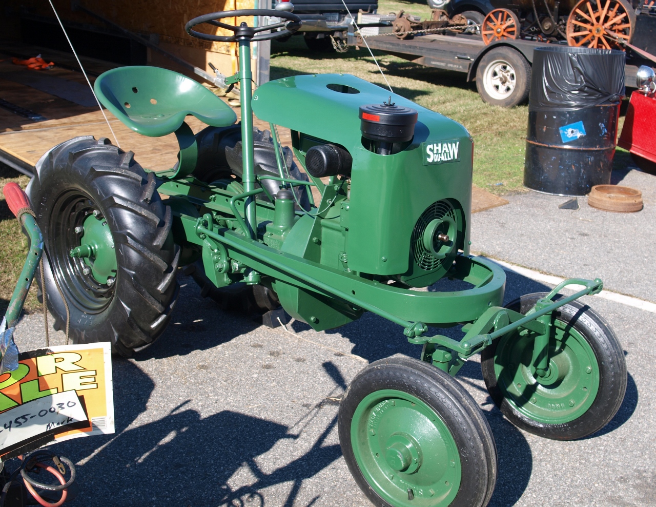 The Iron Mule: Shaw Du-All Model N 8 Garden Tractor