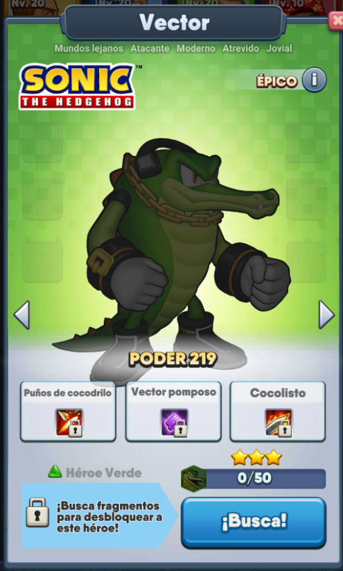 LLEGA EL EVENTO "INSPECTOR VECTOR" A SEGA HEROES