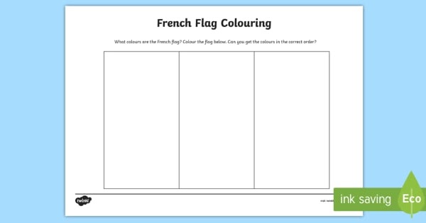 Kids 4: COLOUR IN THE FRENCH FLAG!!! IT´S BLUE, WHITE AND RED!!