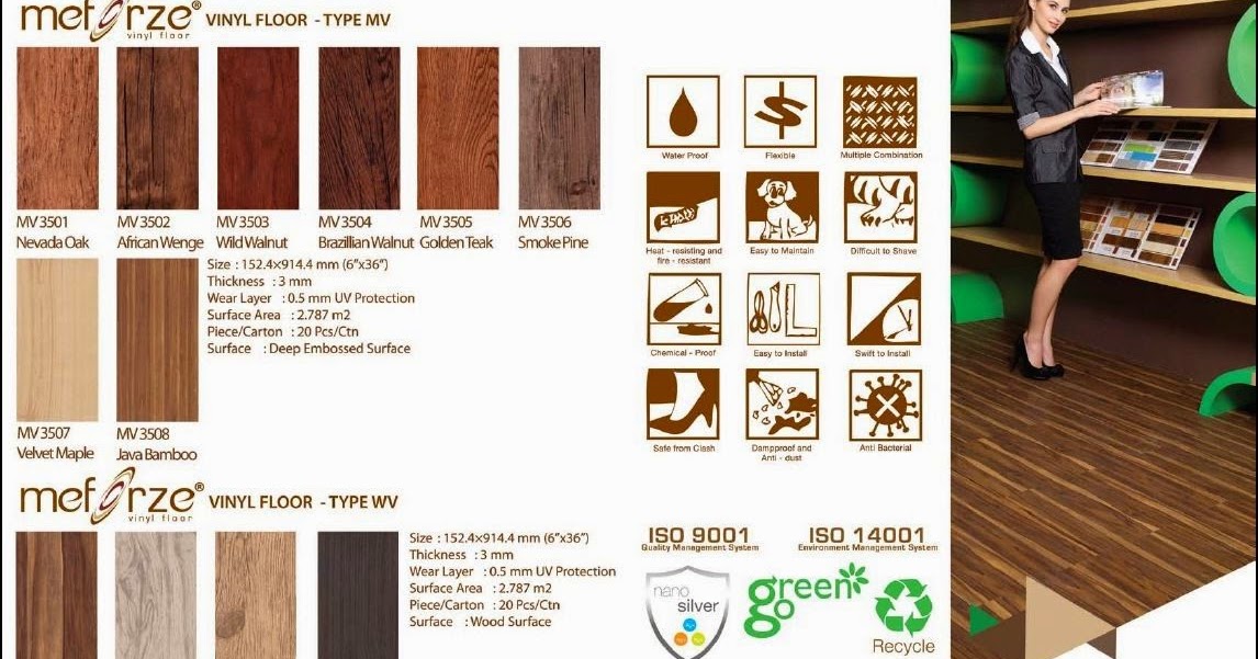 DUNIA BAHAN BANGUNAN BANDUNG: HARGA VINYL FLOORING MEFORZE