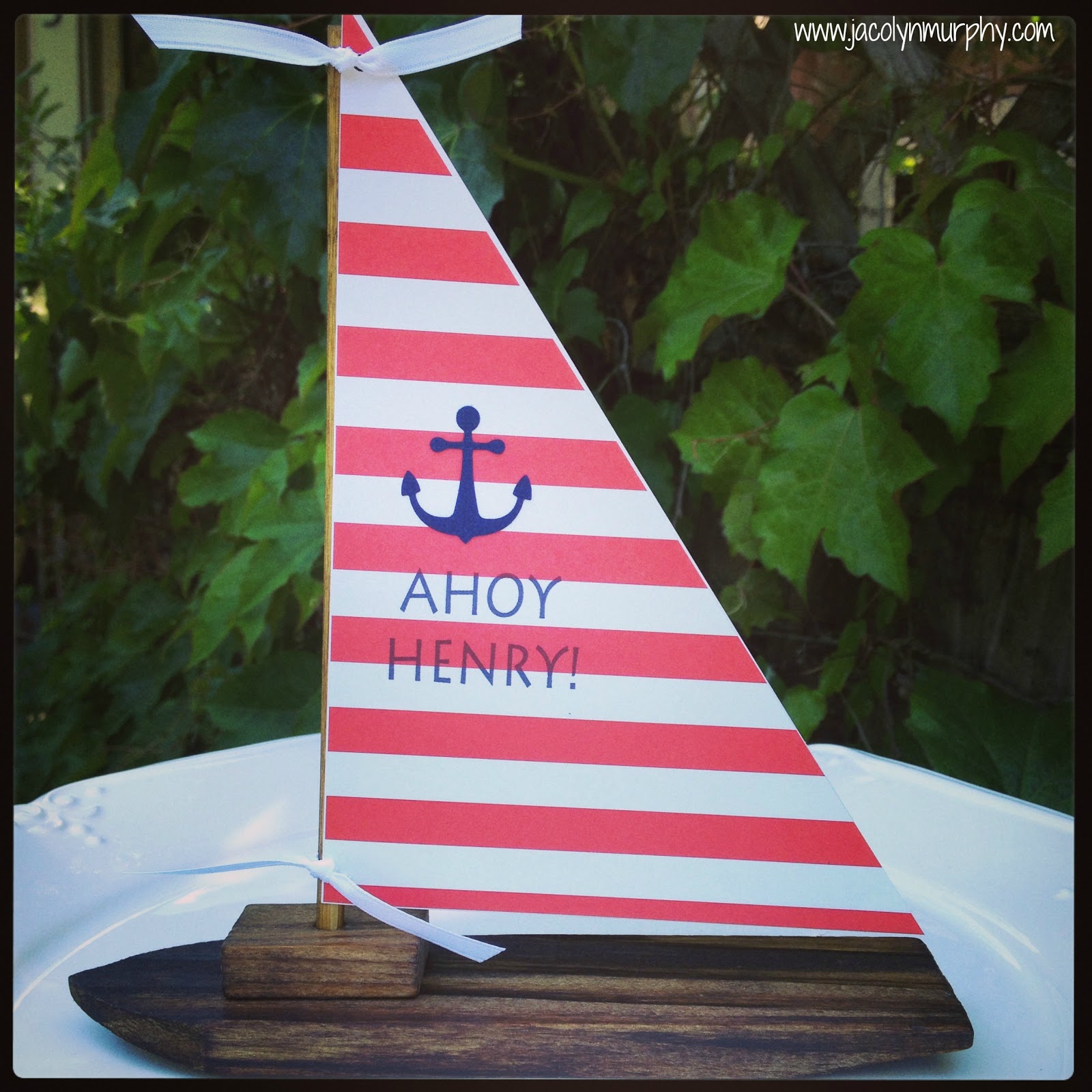 Jac o' lyn Murphy: Whatever Floats your Boat! Sailboat Centerpieces