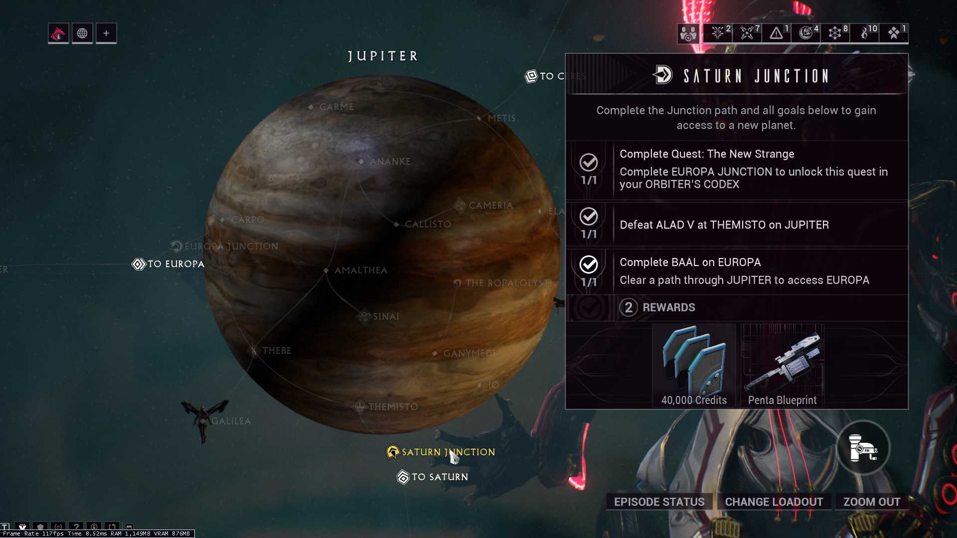 วิธีปลดล็อคดาว Saturn (ดาวเสาร์) I Warframe Junction