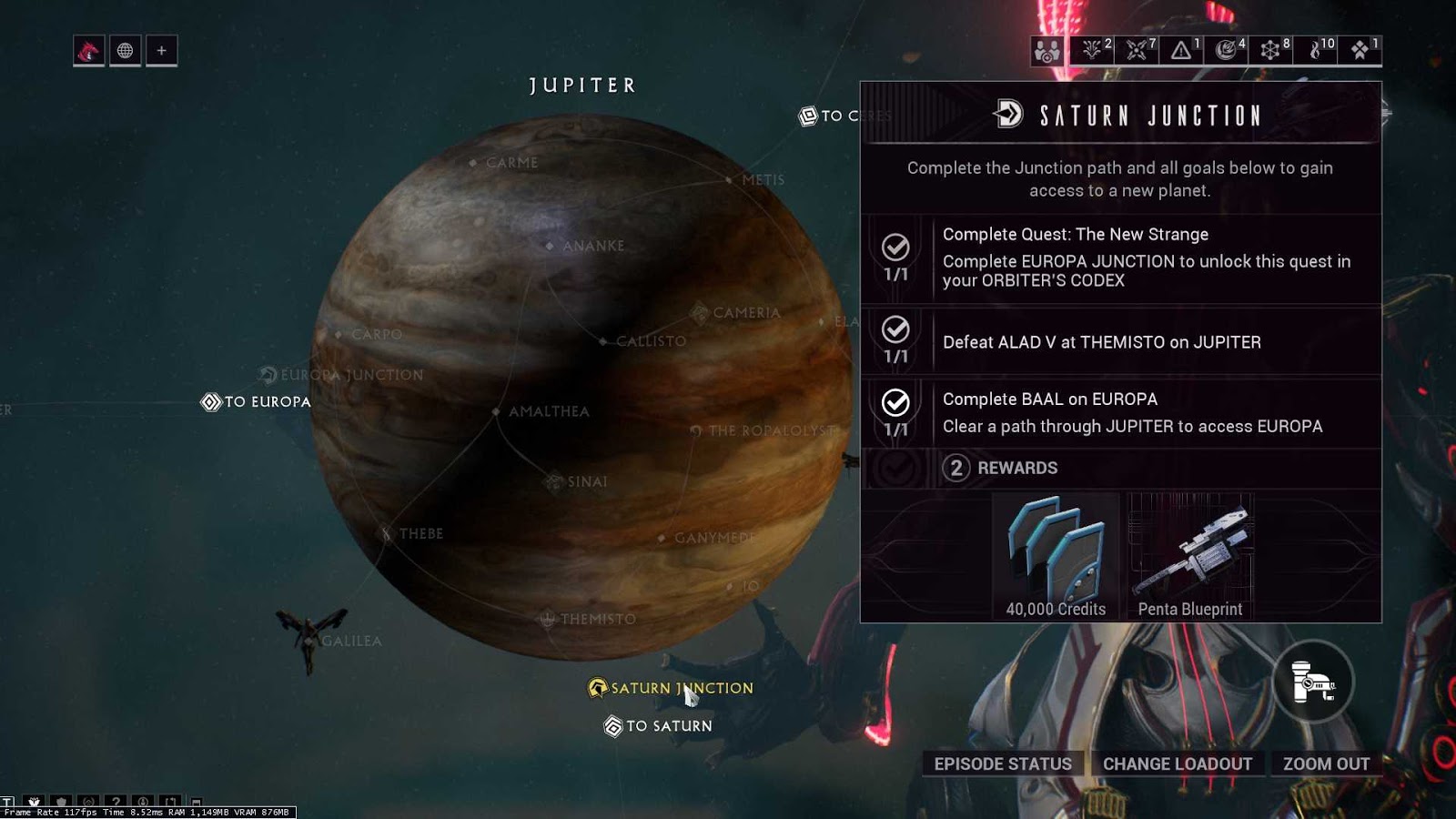 วิธีปลดล็อคดาว Saturn (ดาวเสาร์) I Warframe Junction